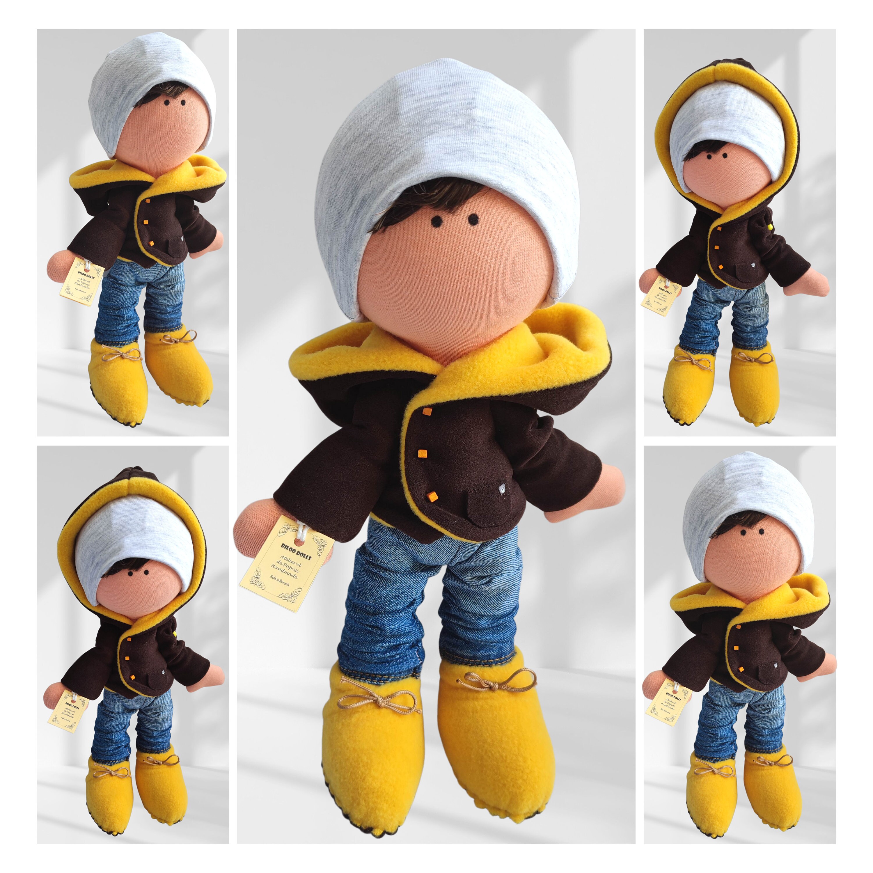 Tilda Doll Patterns, Body and Clothes, Two Girls and One Boy, Size 33 ...