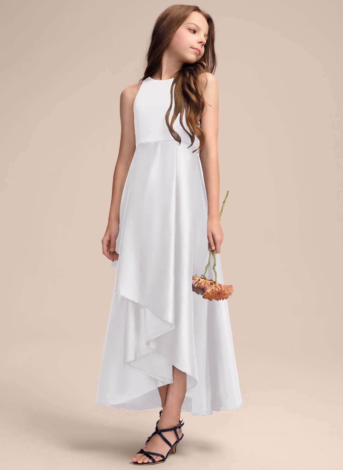 White Confirmation Dresses For Teenage Girls