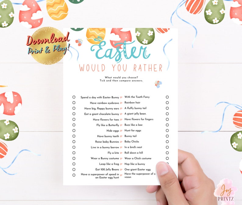 Easter Party Games Bundle | Printable Family Friendly Easter Activities ...