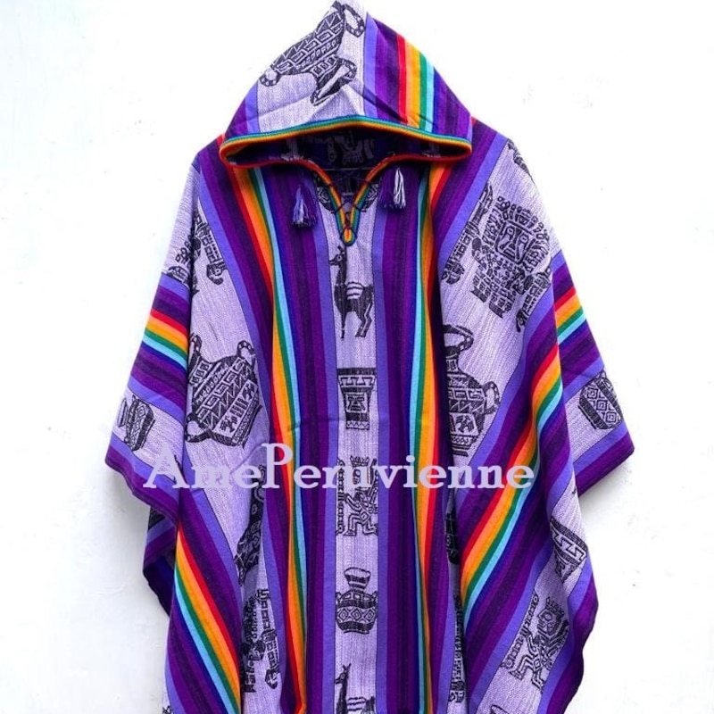 Peruvian Poncho - Etsy