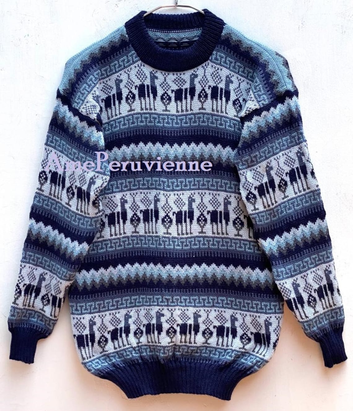 Green Military Alpaca Sweater, Peruvian Sweater, Unisex Sweater ...