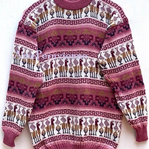 Green Military Alpaca Sweater, Peruvian Sweater, Unisex Sweater, Peruvian Alpaca Sweater ...