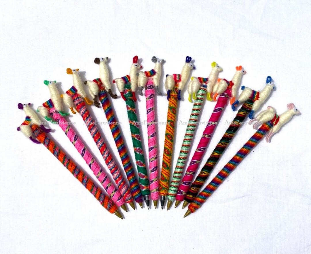 Lot of 101 Alpaca Pen, Llama Pen, Tiny Llama Pen, Pens Peruvian, Pen ...