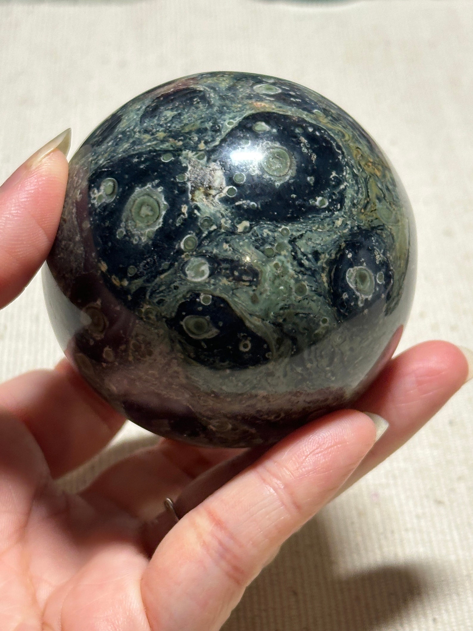 Kambaba Jasper Spheres – Unique Polished Crystal Balls - Etsy
