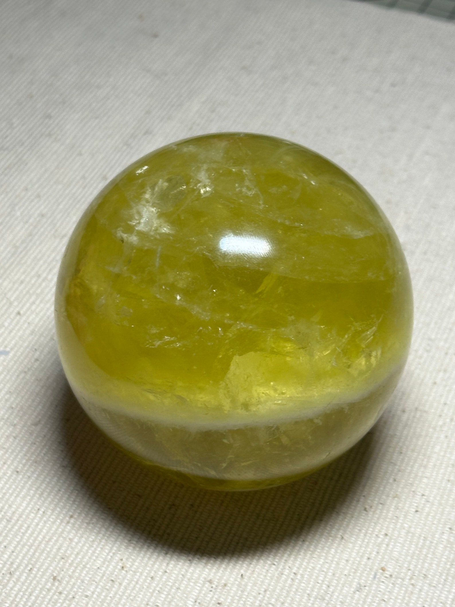 Sunrise Sphere – Citrine With White Phantom Inclusion - Etsy
