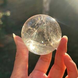 Star Light: Clear Quartz Sphere - Etsy