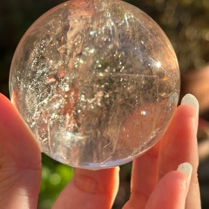 Star Light: Clear Quartz Sphere - Etsy