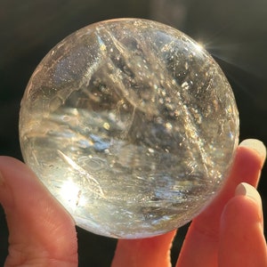Star Light: Clear Quartz Sphere - Etsy