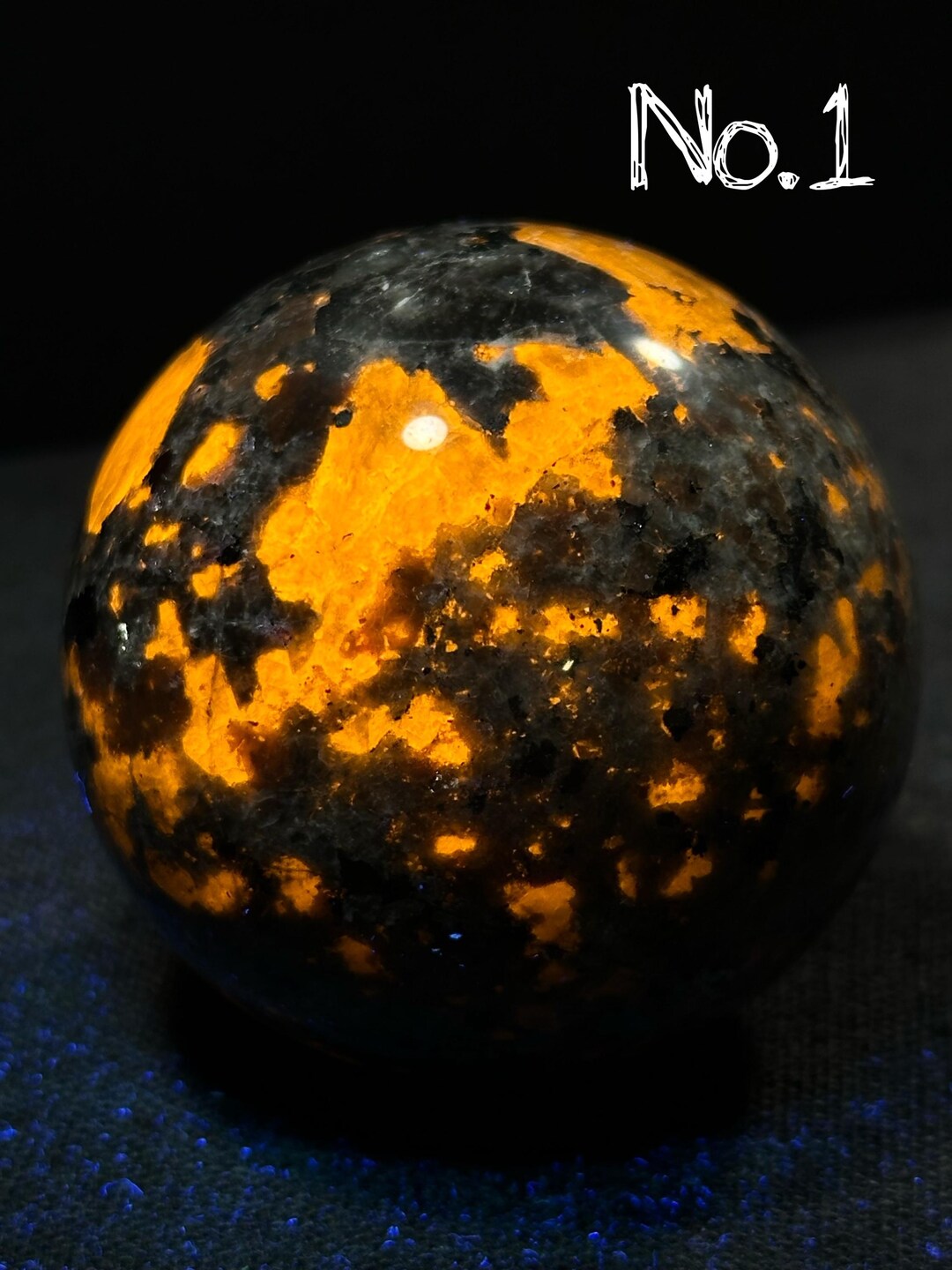 Fiery Northern Light | Yooperlite Spheres - Etsy