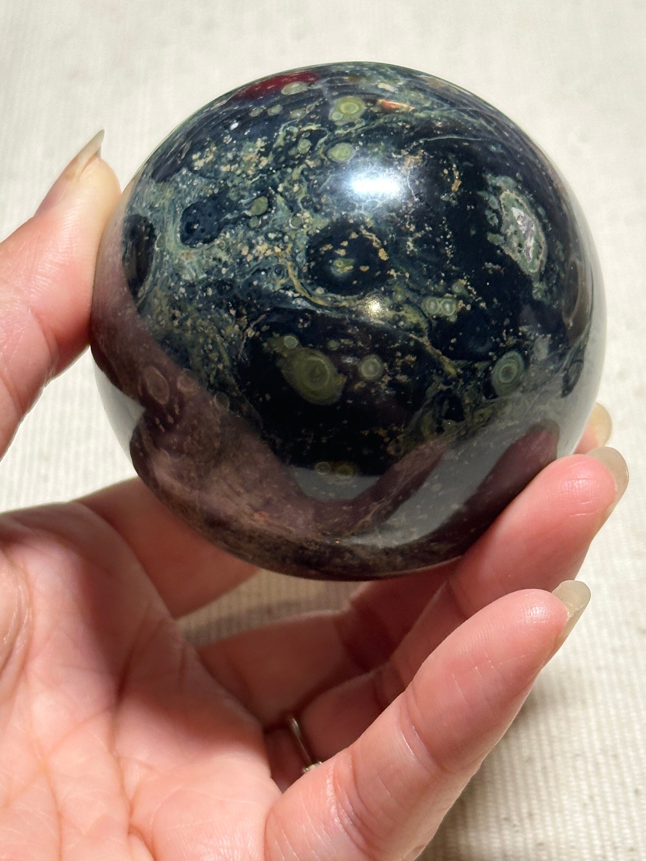 Kambaba Jasper Spheres – Unique Polished Crystal Balls - Etsy