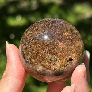 Mystical Garden: Phantom Smoky Quartz Sphere - Etsy