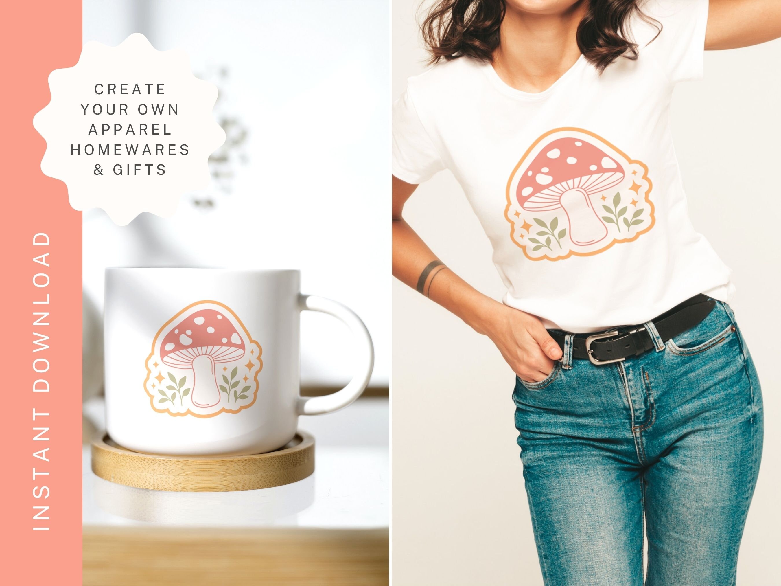 Toadstools SVG | Mushroom SVG Cut File for Cricut or Silhouette | Magic ...