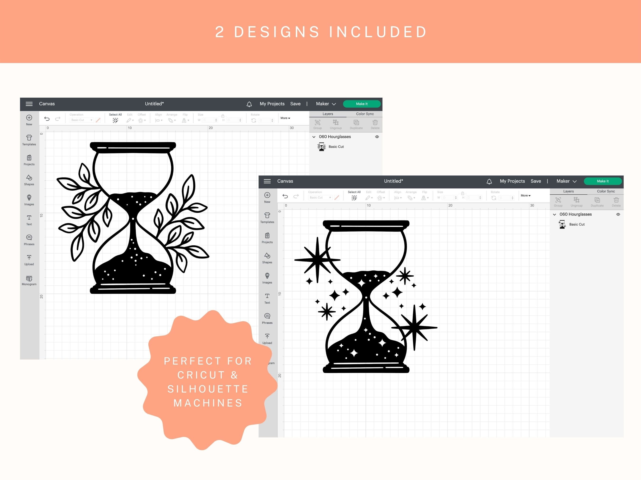 Hourglass SVG | Magic SVG for Cricut or Silhouette | Hourglass Time ...