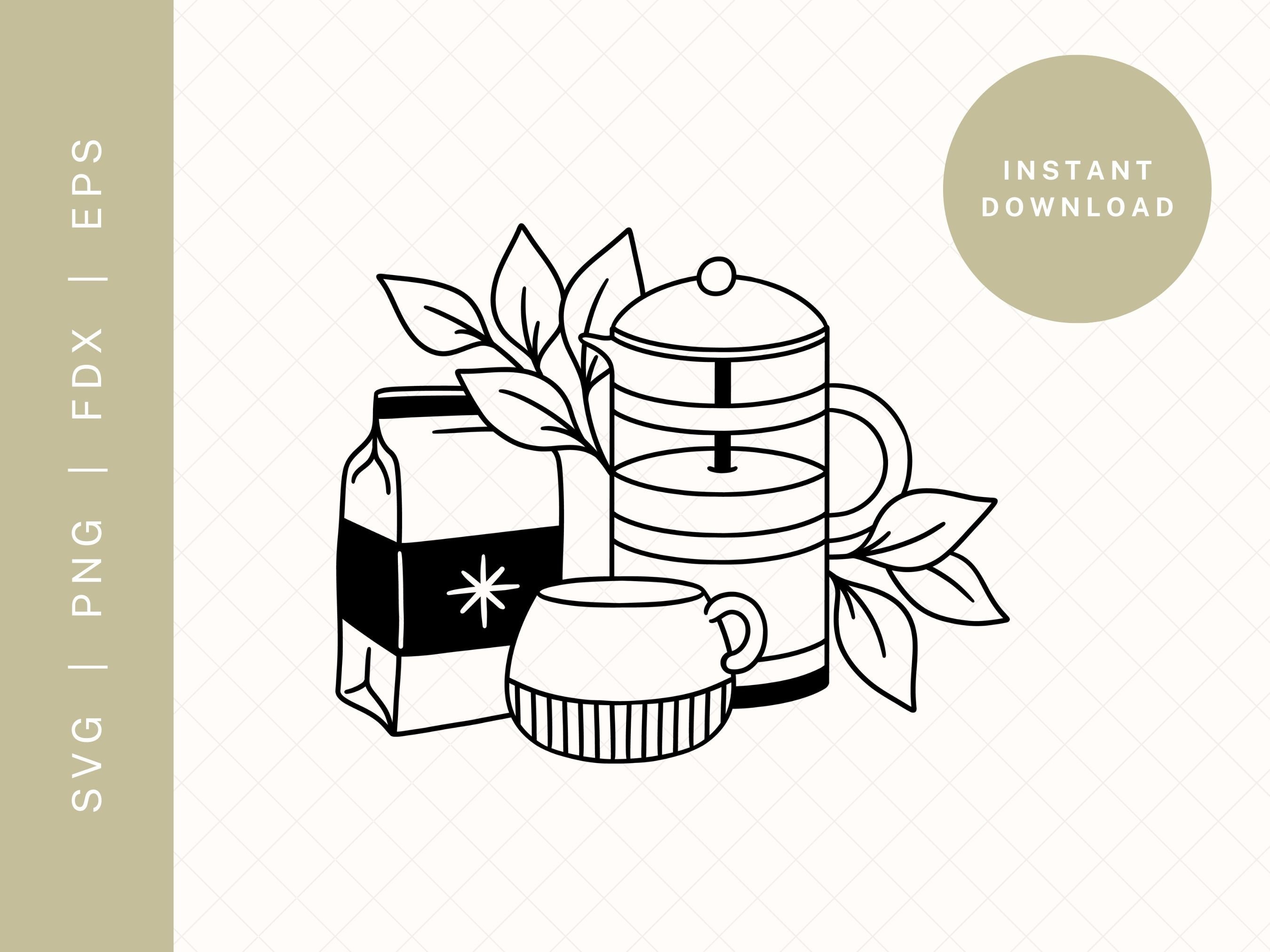 Coffee SVG Coffee Lover SVG Cut File for Cricut or - Etsy