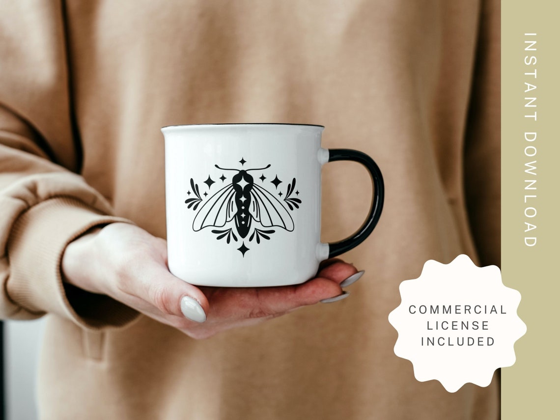 Magic Moth SVG Butterfly SVG Cut File for Cricut or - Etsy