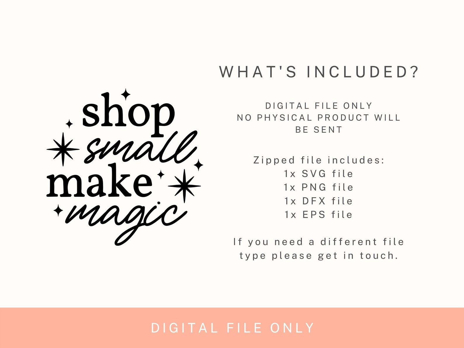 Shop Small SVG | Quote SVG Cut File for Cricut or Silhouette | Shop ...