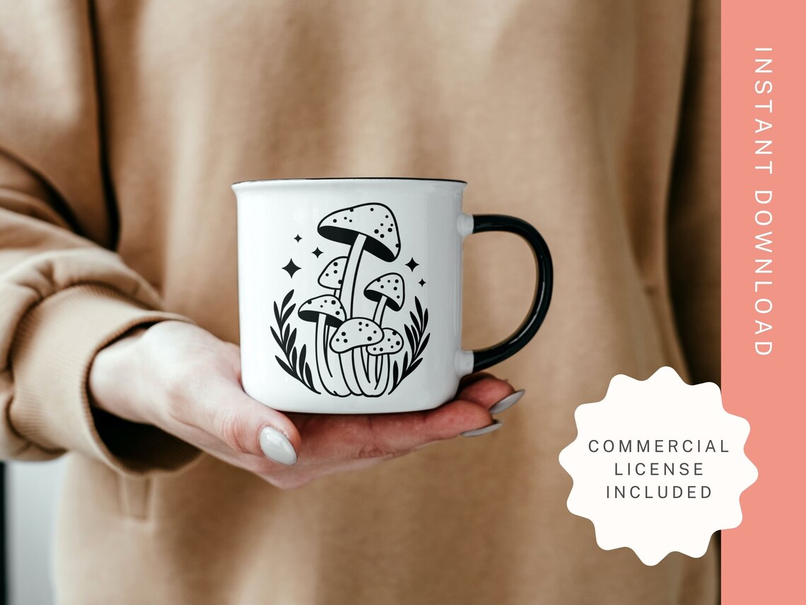 Magic Toadstools SVG Mushroom SVG Cut File for Cricut or Silhouette ...