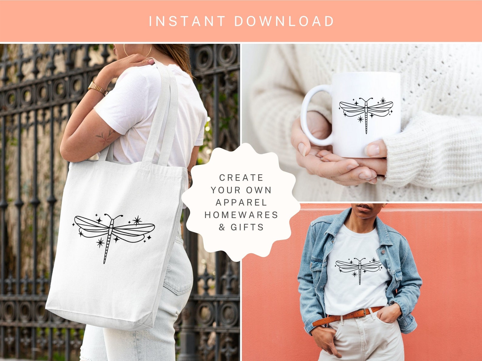 Dragonfly SVG | Magic Dragonfly SVG Cut File for Cricut or Silhouette ...