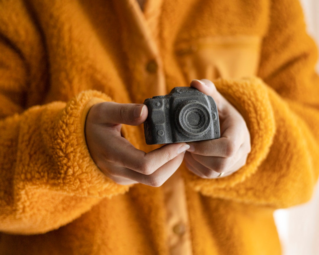 Concrete Small Photo Camera Statue/figurine - Etsy