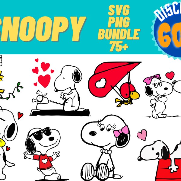 Snoopy Svg Cricut - Etsy