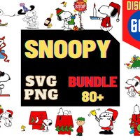 Snoopy Svg - Etsy
