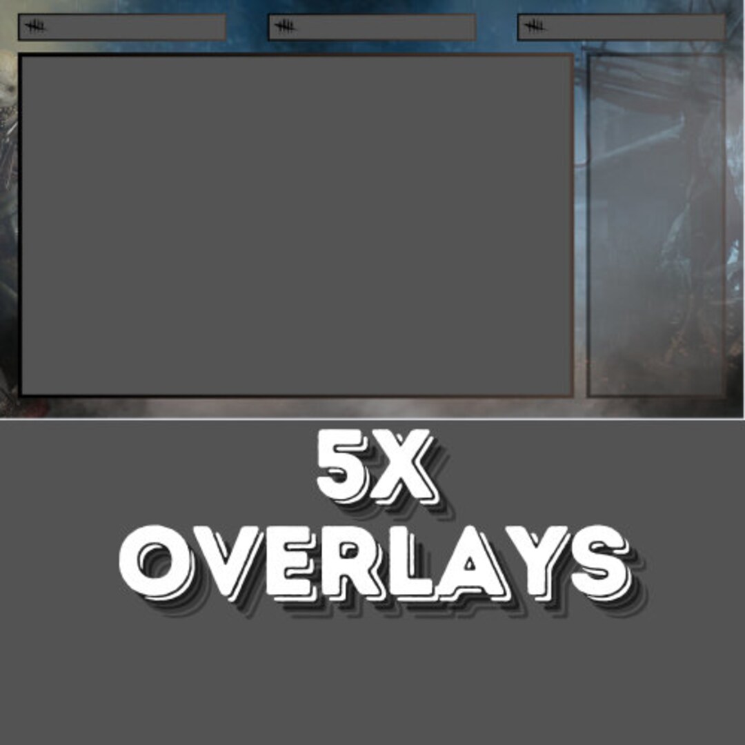 5x Dead by Daylight Streaming Overlays - Trapper Theme - Etsy