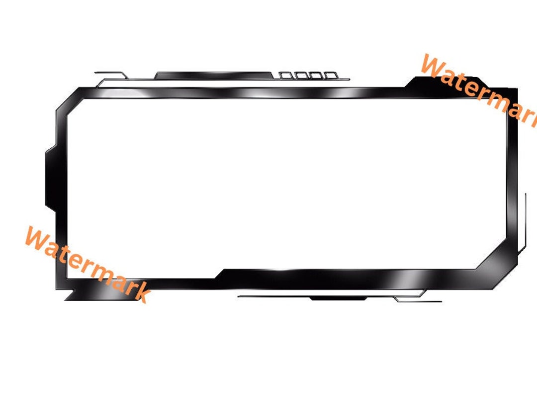 Black Animated Webcam Overlay - Etsy