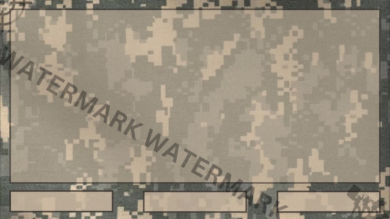 X4 Animated Overlays Camo / Army Theme - Etsy