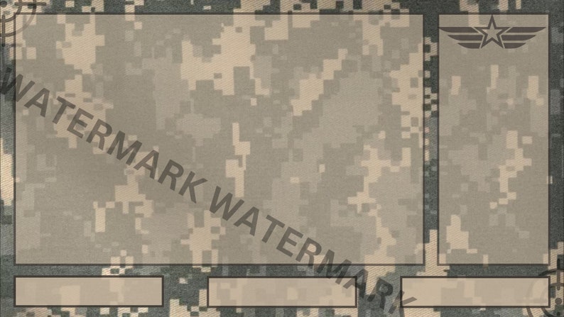 X4 Animated Overlays Camo / Army Theme - Etsy