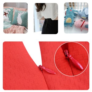 10pcs/pack 28cm 35cm 40cm 45cm 50cm 55cm 60cm 3# Invisible Zipper Nylon ...