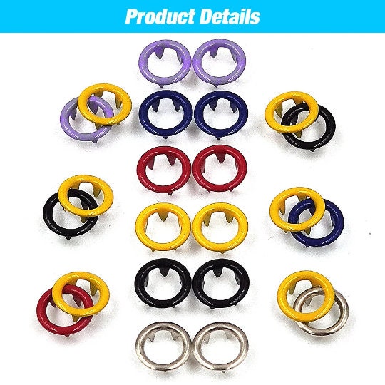 50 Sets 7.5mm/9.5mm/11mm Metal Prong Snap Button Prong Press - Etsy