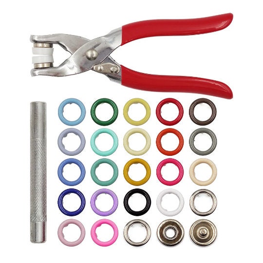 50pcs 9.5mm Metal Prong Snap Button Hollow Press Prong - Etsy