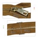 Metal Teeth Zipper 5# Colorful High Quality Open-end Auto Lock Gold ...