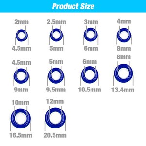 100pcs 11 Colors Hole Metal Eyelets for DIY Leathercraft Scrapbooking ...