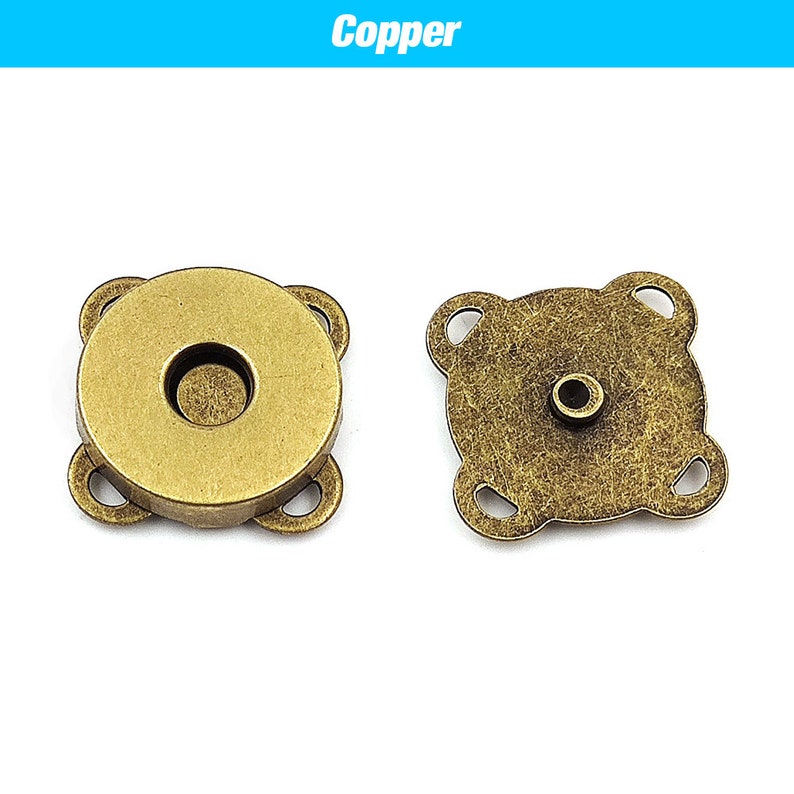 10sets/lot 10mm-18mm Magnetic Buttons DIY Magnet Snaps Purse Clasp ...