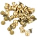 Stud Screw Round Head Solid Brass Nail Rivet Chicago Button DIY Leather ...