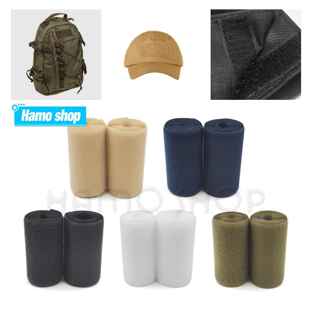 1meter 10CM Width Fastener Hoop and Loop No Adhesive Hook Loop Fastener ...