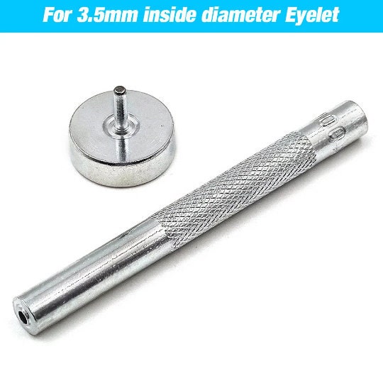 1 Set 2-25mm Eyelet Set Tool Handmade Metal Eyelets Grommet ...