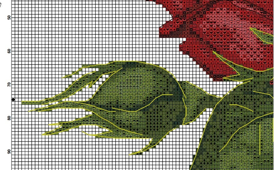 Cross Stitch Pattern PDF "beautiful Roses" - Etsy