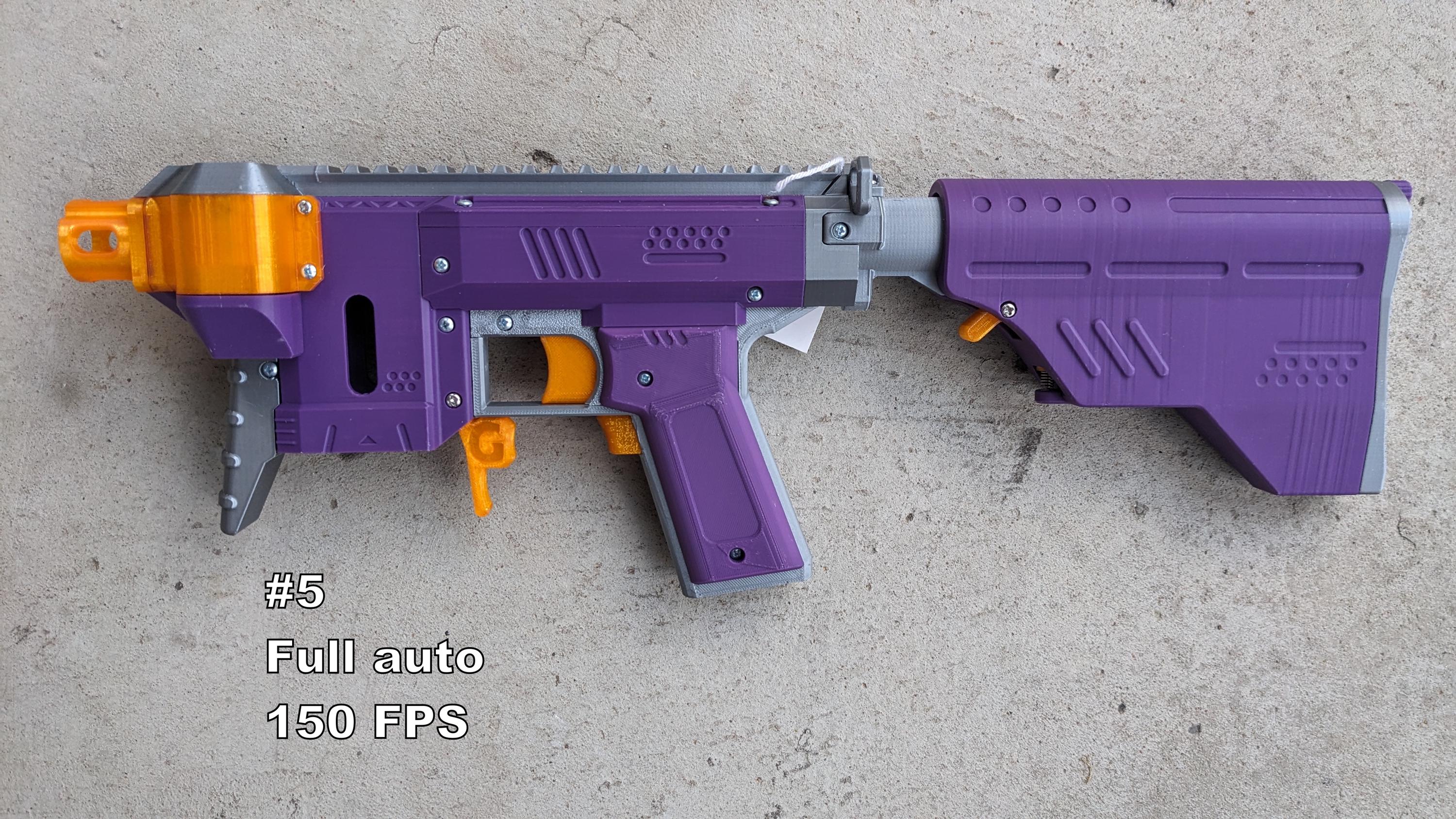 Larger Nerf Gryphon Foam Dart Toy Blaster 115-165 FPS Prebuilt ...