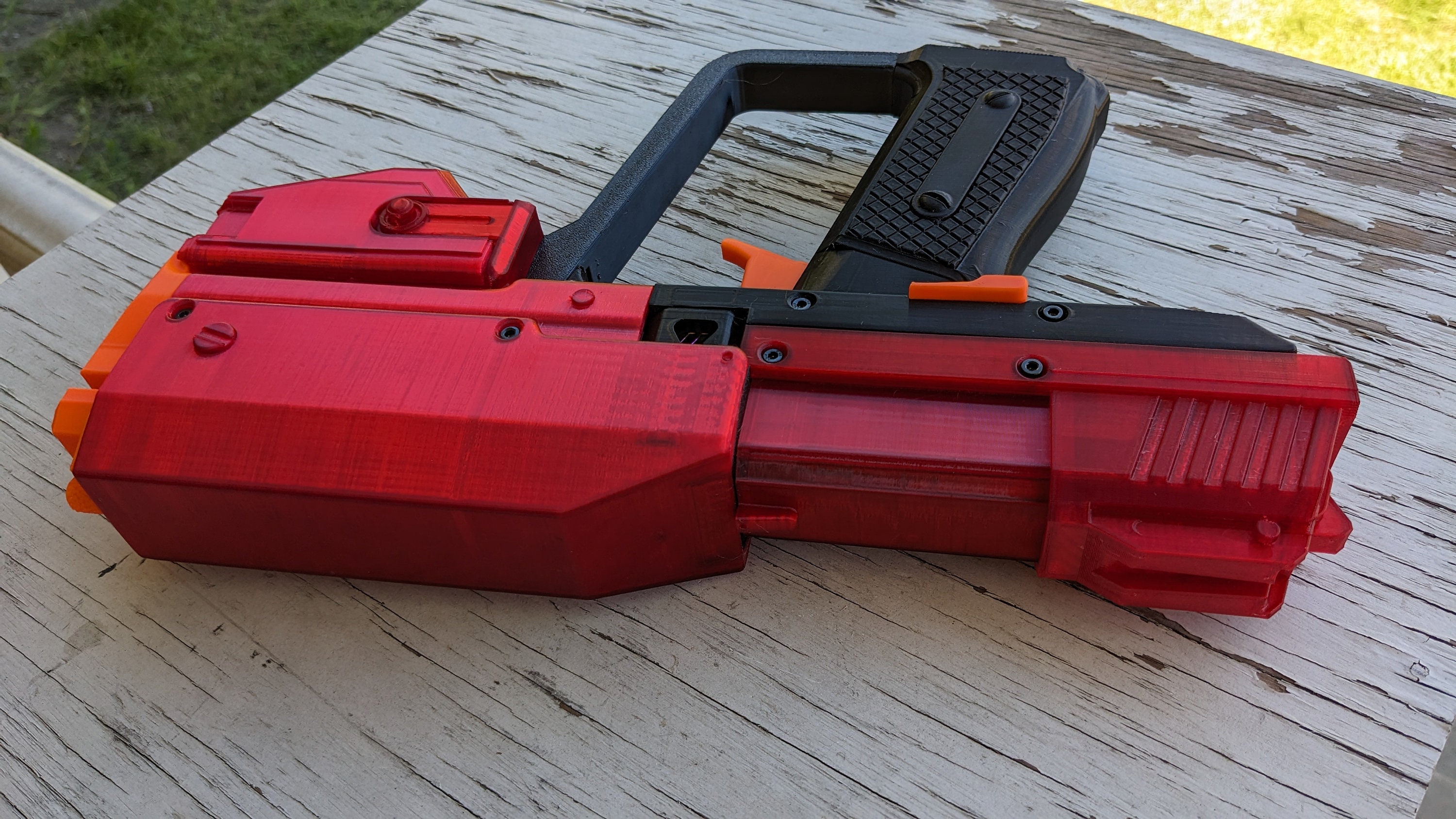 Halo M6 Magnum Full Auto Flycore Nerf Half Dart Blaster - Etsy
