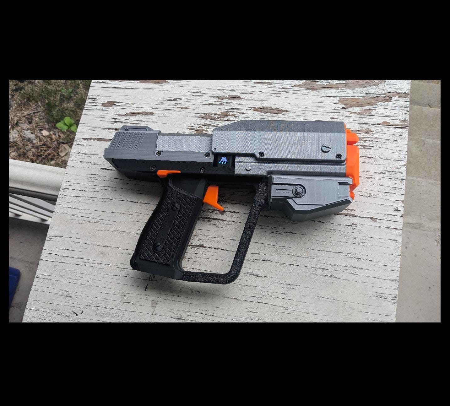 Halo M6 Magnum 150 FPS Full Auto Flycore Nerf Half Dart Blaster W ...