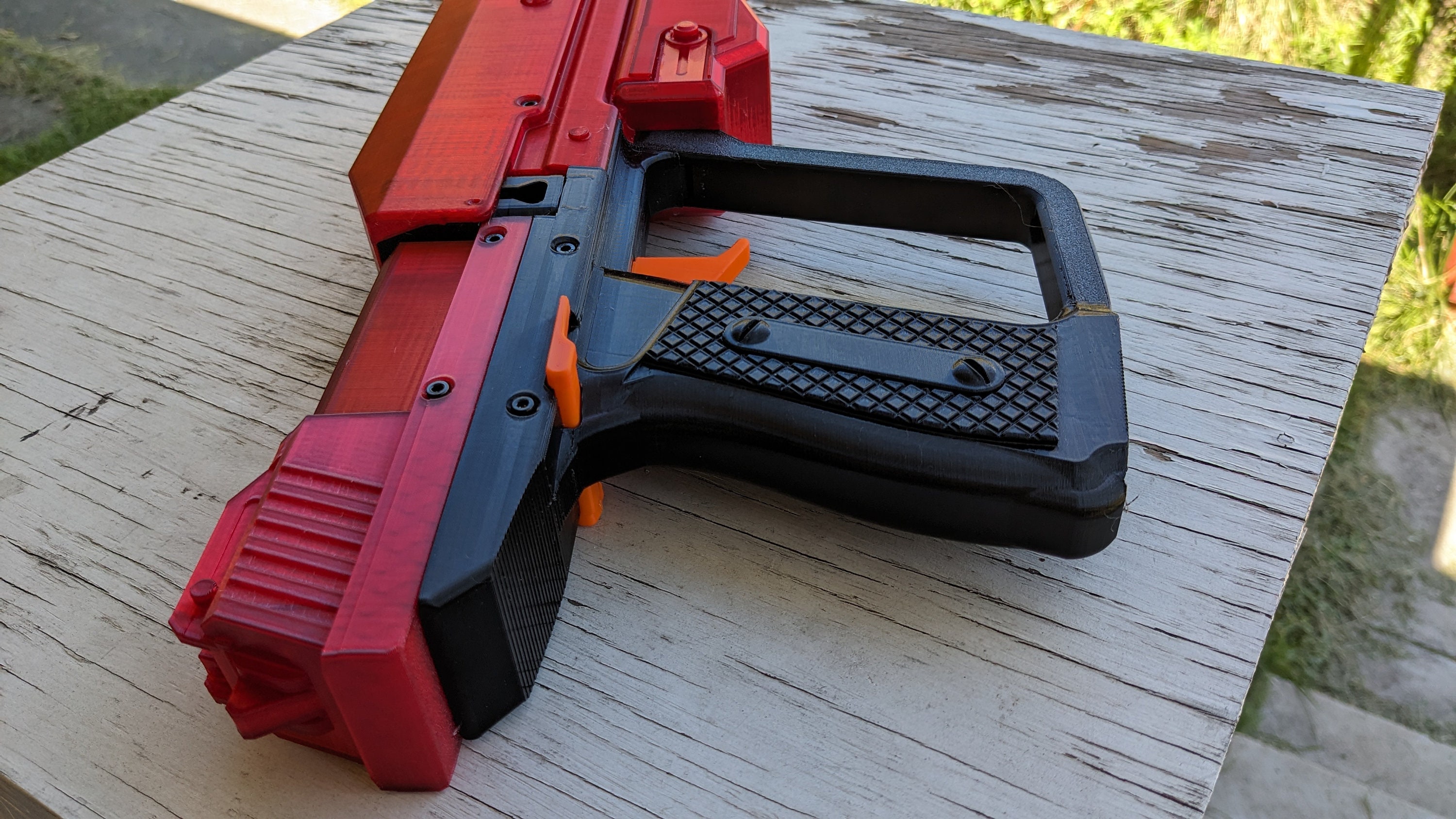 Halo M6 Magnum Full Auto Flycore Nerf Half Dart Blaster - Etsy