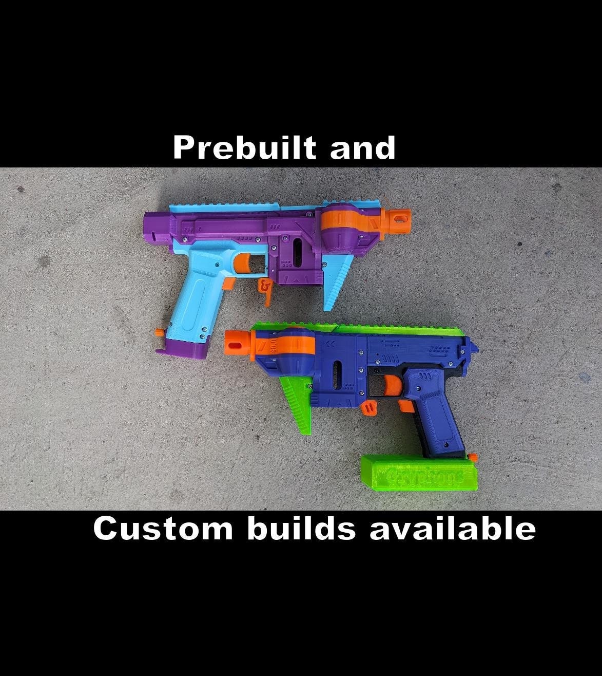 200*FPS Nerf Gryphon Full or Semi Auto Toy Foam Dart Blaster - Etsy