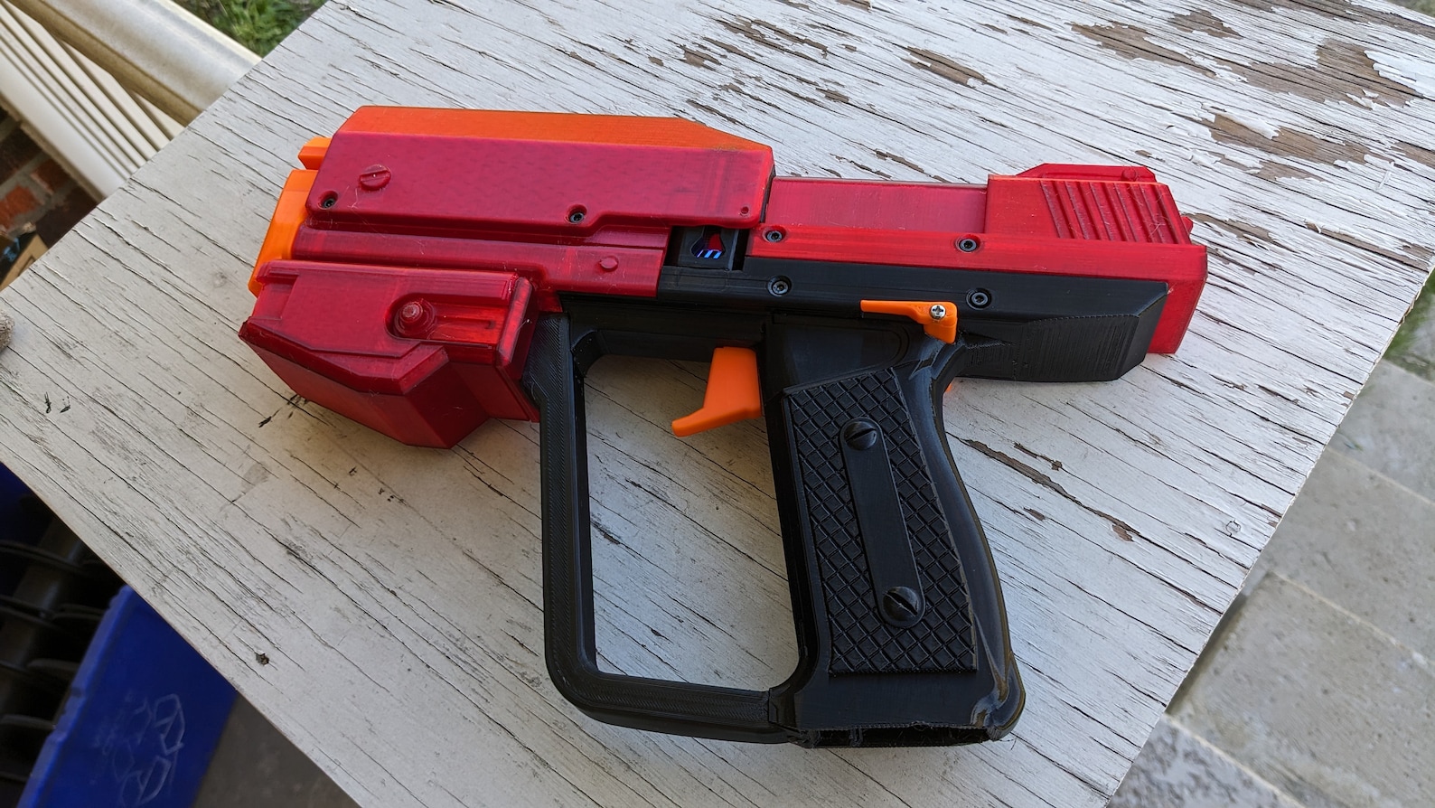 Halo M6 Magnum Full Auto Flycore Nerf Half Dart Blaster - Etsy