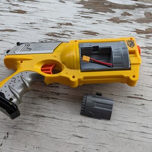 LOKI Nerf MAYFLY W/nightingale Wheels Talon Mag-fed Nerf Maverick Foam Dart Blaster - Etsy