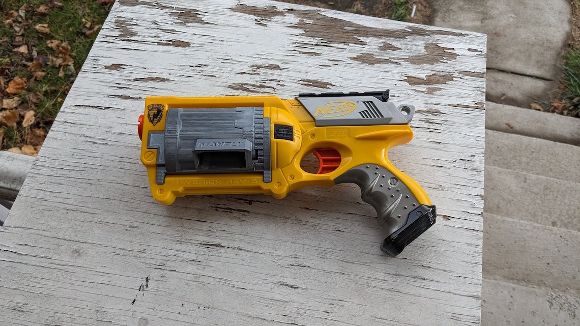 LOKI Nerf MAYFLY W/nightingale Wheels Talon Mag-fed Nerf - Etsy Canada