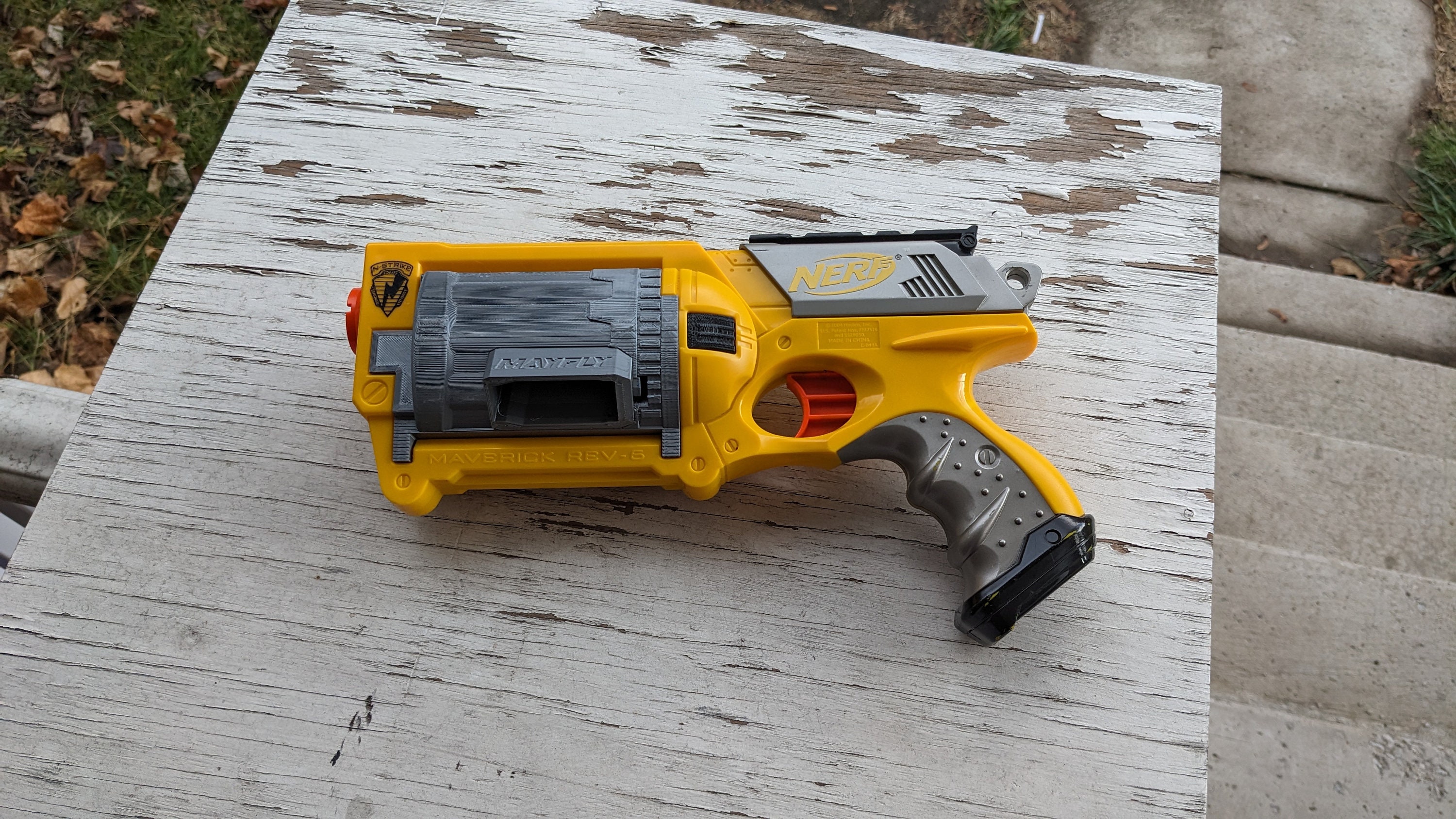 LOKI Nerf MAYFLY W/nightingale Wheels Talon Mag-fed Nerf Maverick Foam ...
