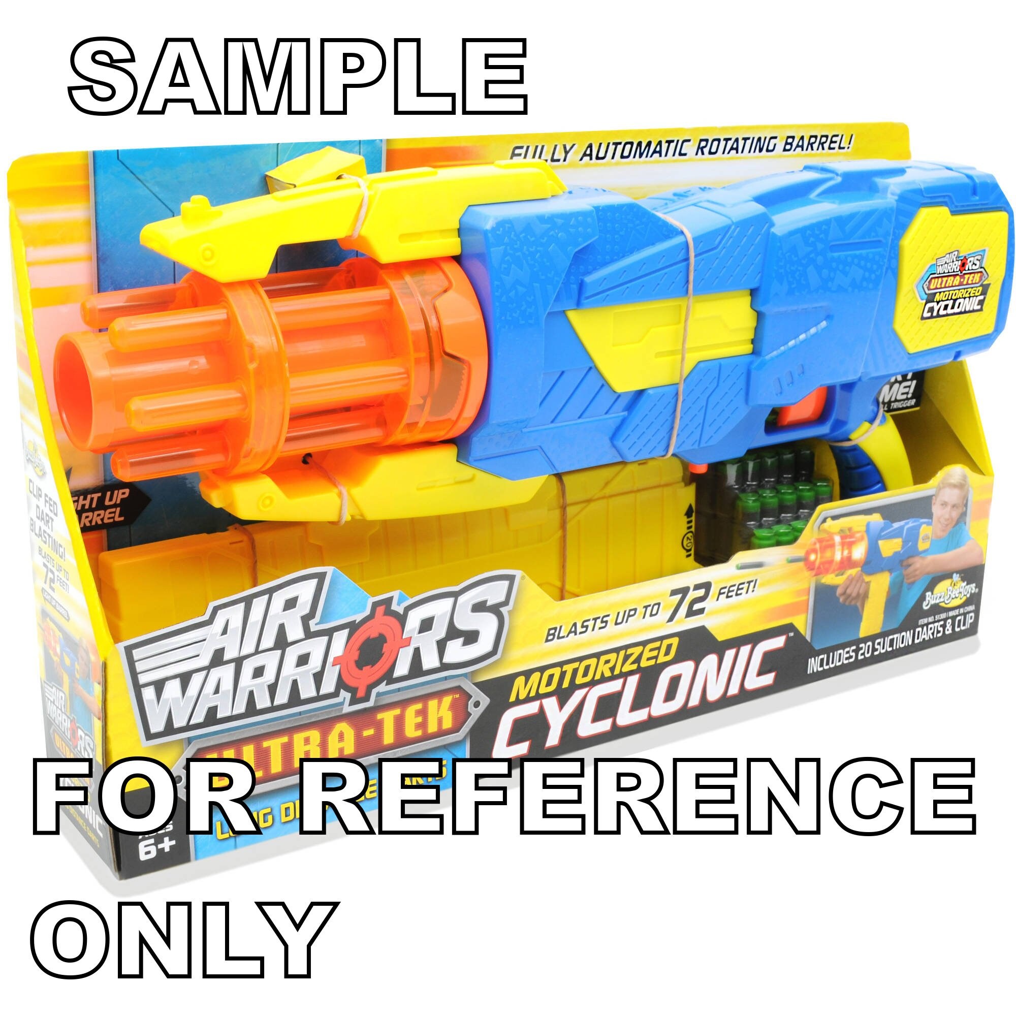 CYCLONIC Buzz Bee Air Warriors Ultra-tek Full Auto Full Length Dart ...
