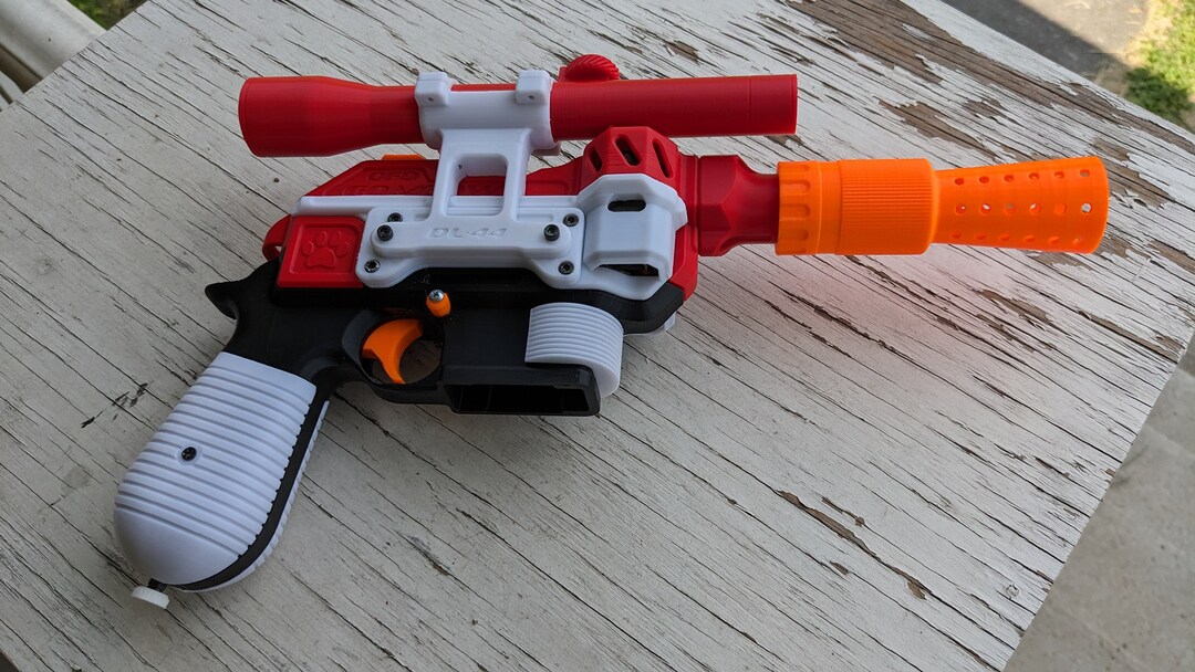 DL-44 han Solo OFD Meowser Flycore Foam Dart Blaster - Etsy